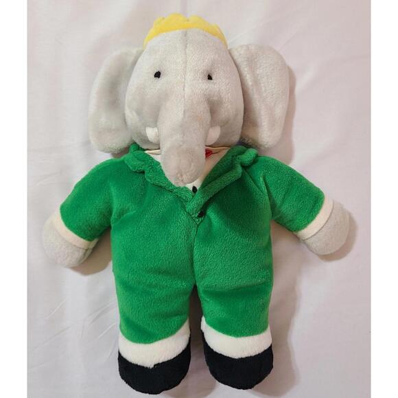 Dakin | Toys | Vintage 99s Babar The Elephant Dakin Plush Stuffed ...